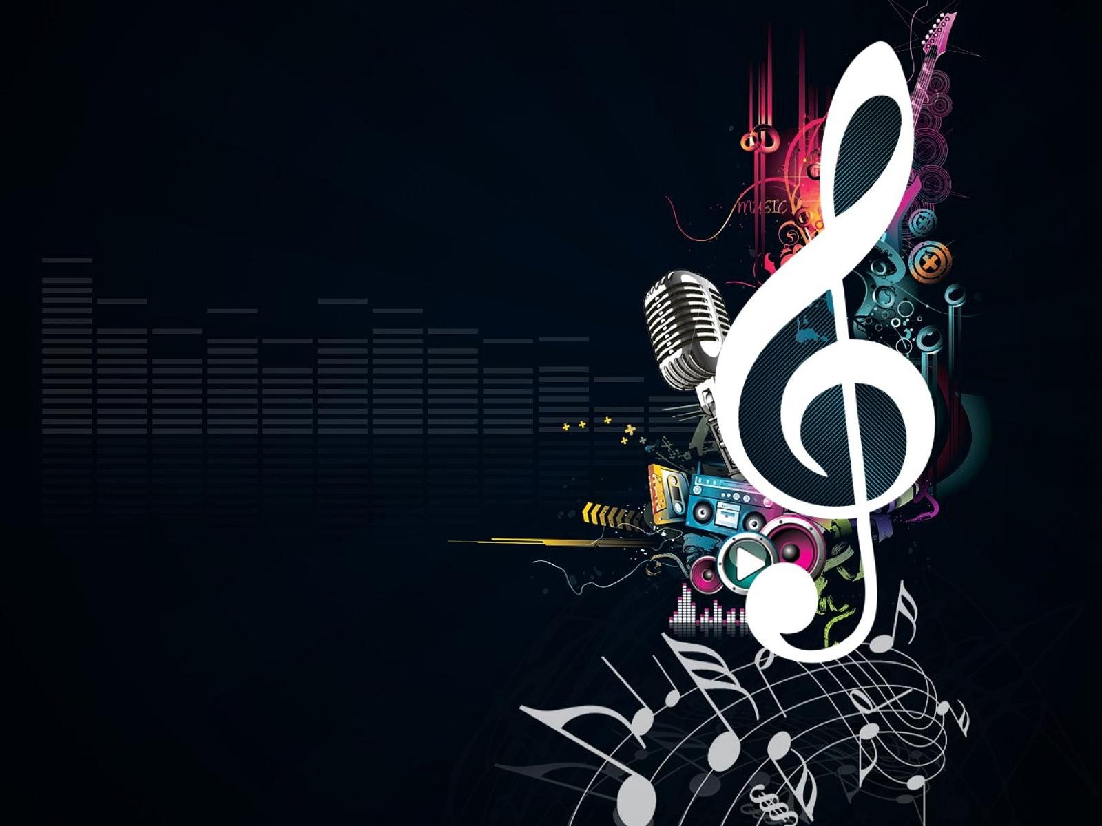 Artistic Harmony: HD Musical Vibes Wallpaper