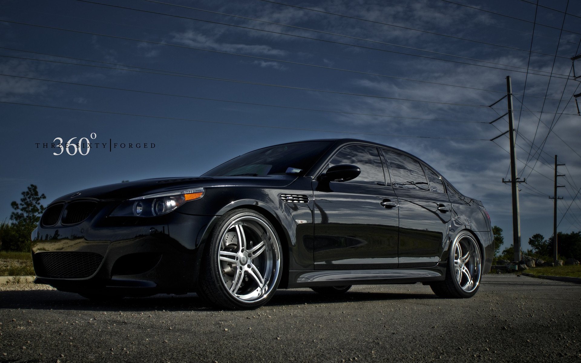 Midnight BMW Sedan — HD Vehicle Wallpaper | 1920x1200 | Wallpaper Abyss