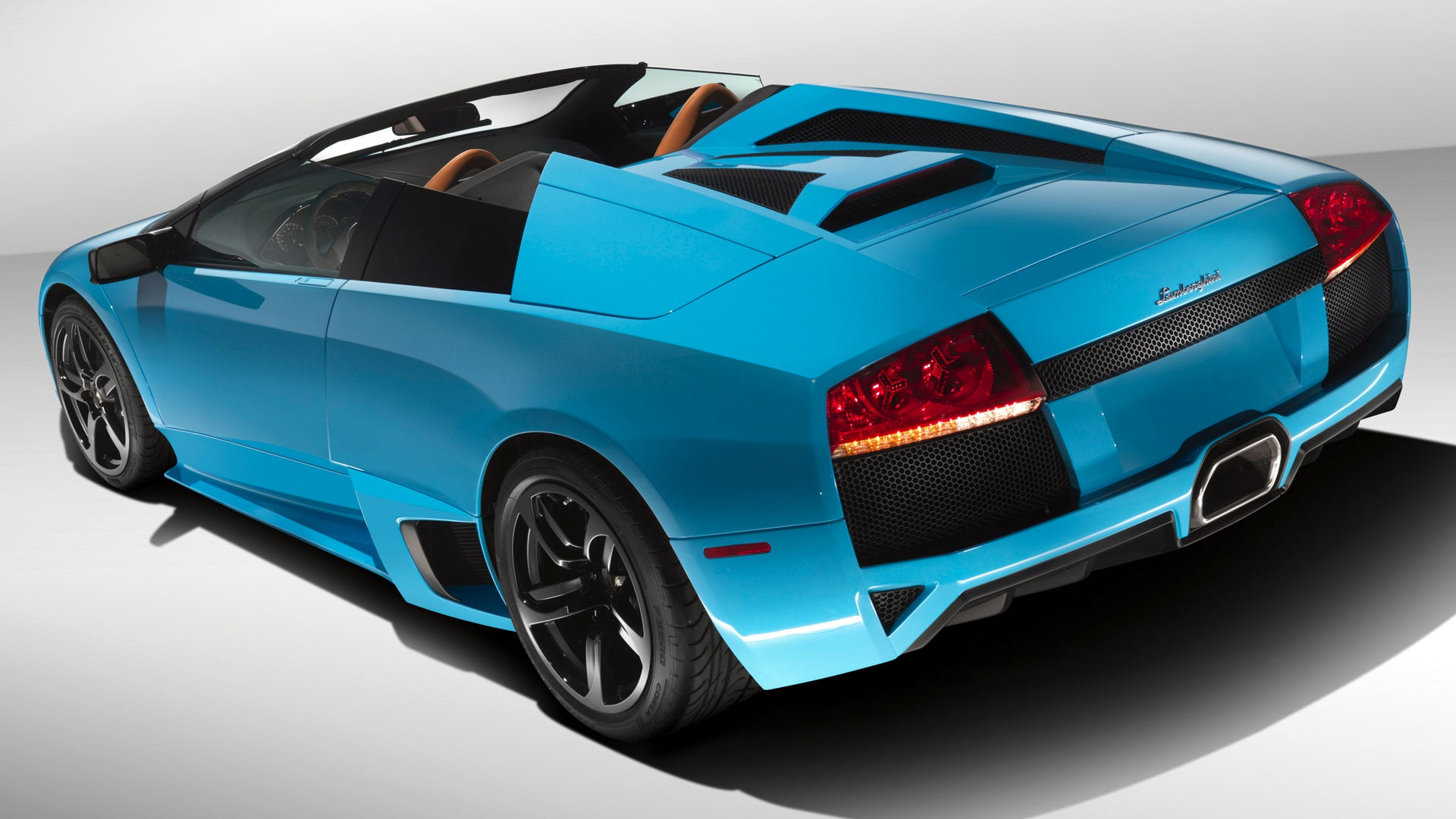 Baby Blue Lamborghini Murcielago