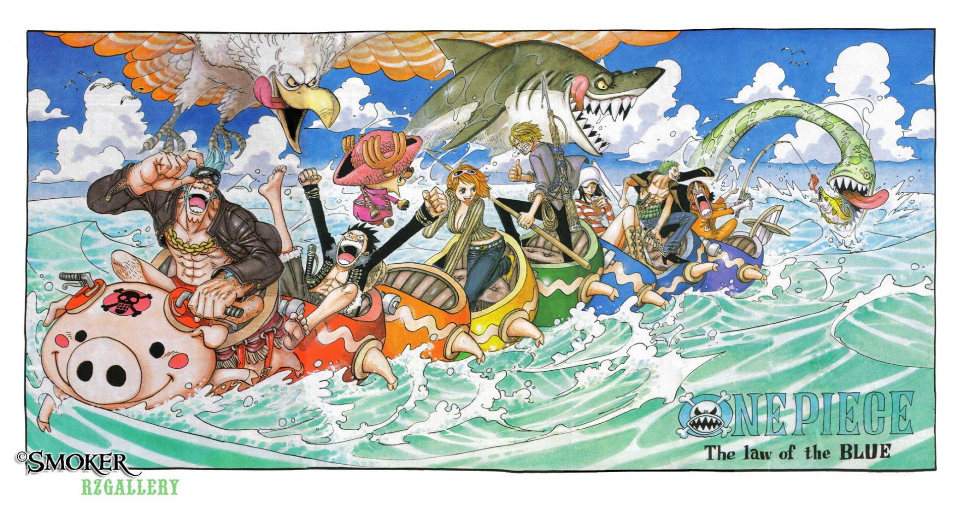 Epic One Piece Adventure HD Wallpaper | 2085x1100 | Wallpaper Abyss