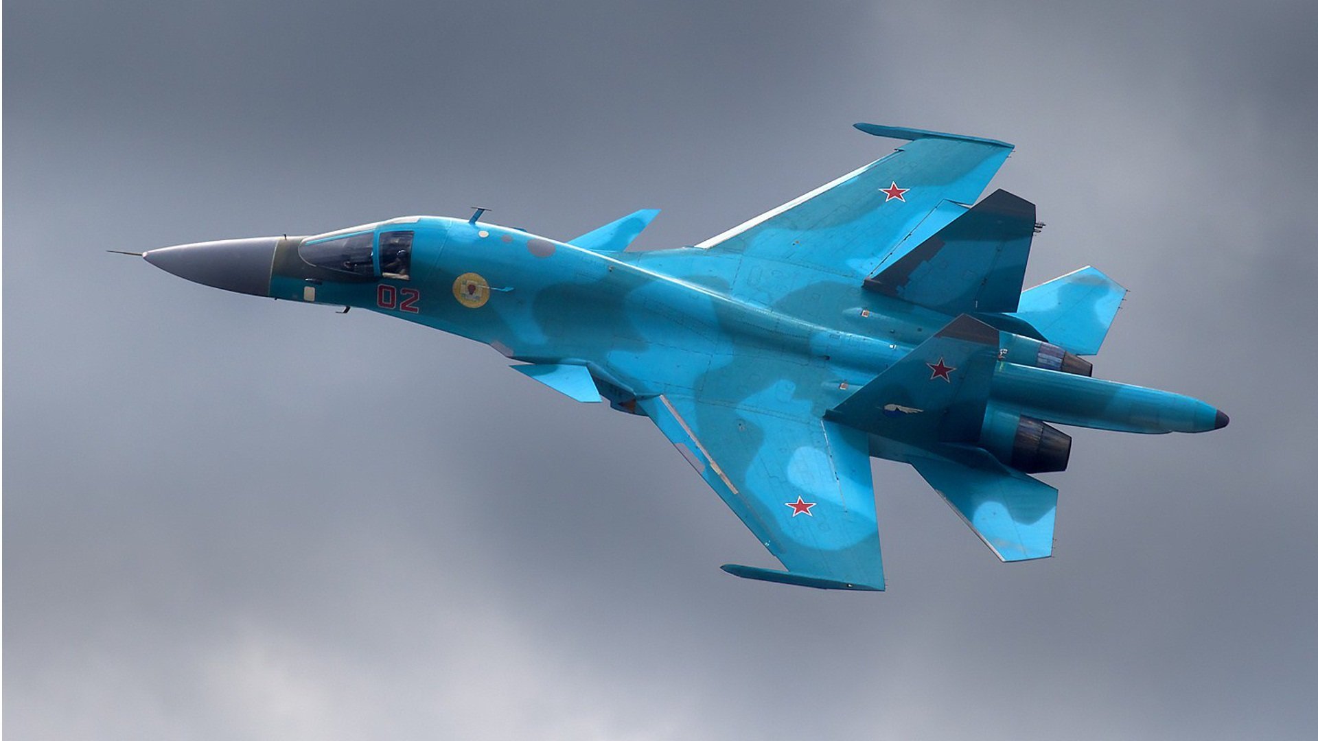 Download Military Sukhoi Su-34 HD Wallpaper