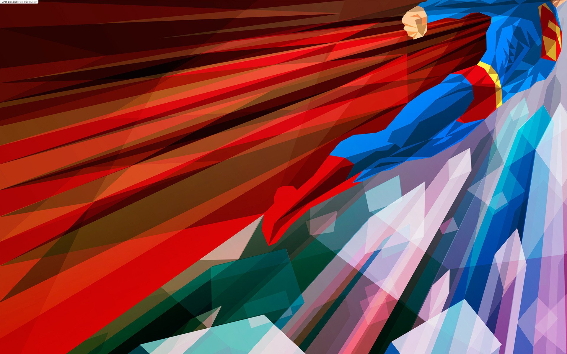 Superman Soars: HD Comic Hero Wallpaper