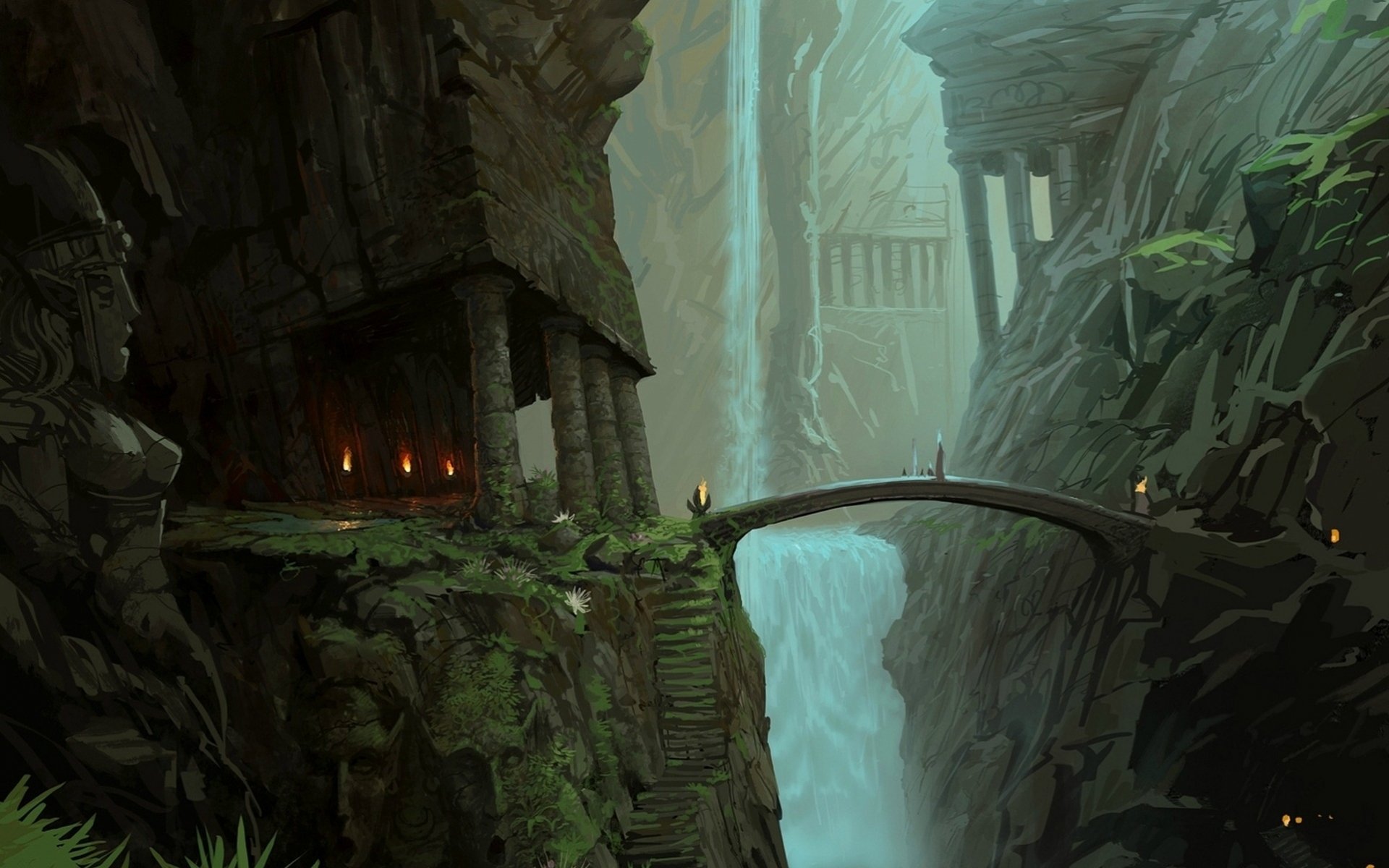 Enchanted Fortress: Fantasy Castle HD Wallpaper | 1920x1200 | Wallpaper ...