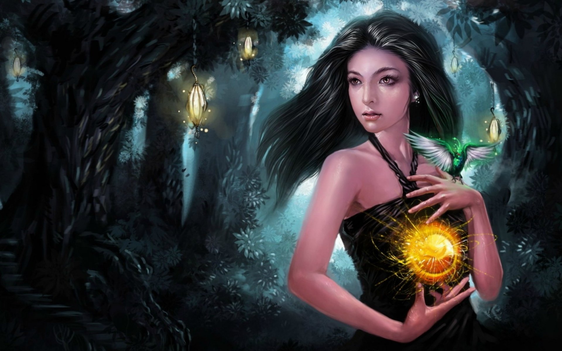 Enchanting Fantasy Woman: A Stunning HD Wallpaper