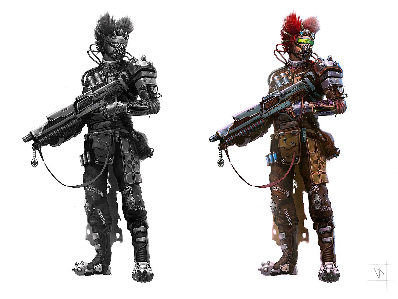 Sci Fi Warrior Wallpaper