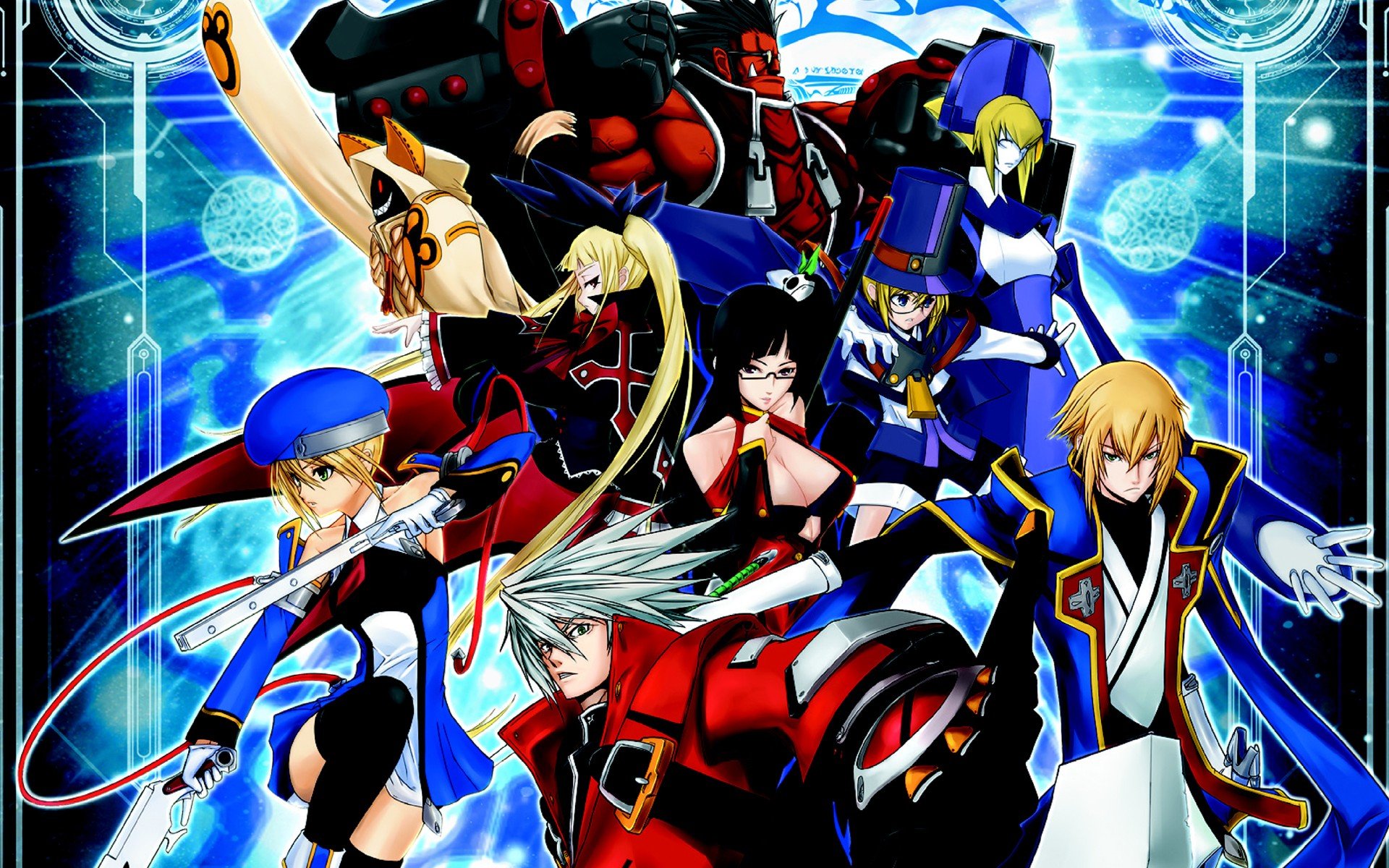 Download Blue Anime Blazblue Blue Anime HD Wallpaper