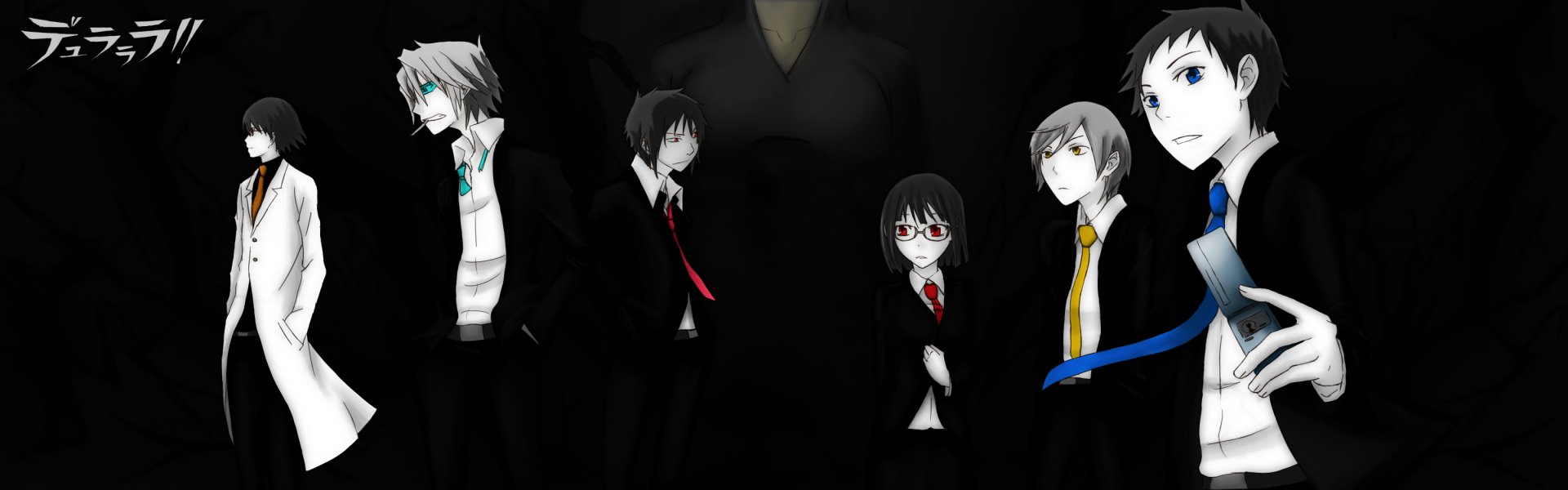 Durarara!! HD Anime Wallpaper: Dark City Shadows Unveiled