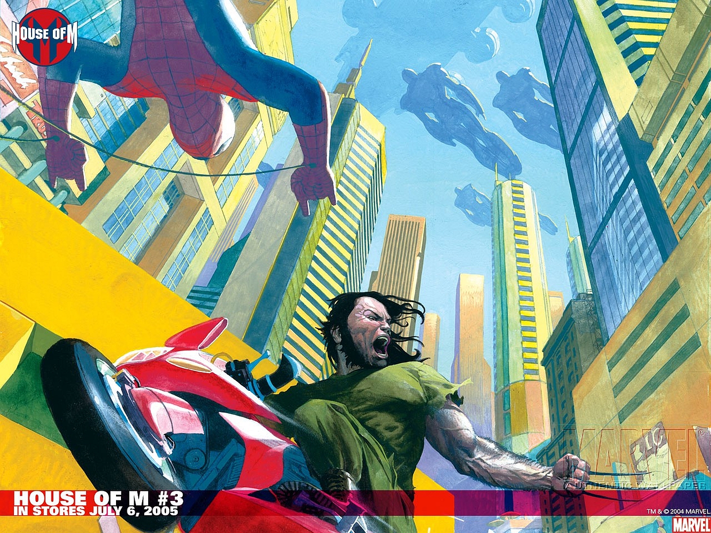 Download Comic House Of M Wallpaper