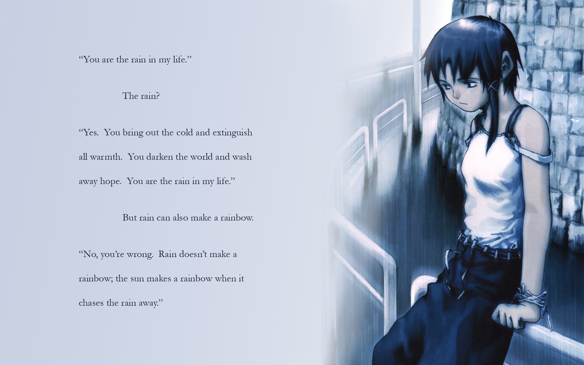 HD Wallpaper Reflecting On Serial Experiments Lain 1920x1200
