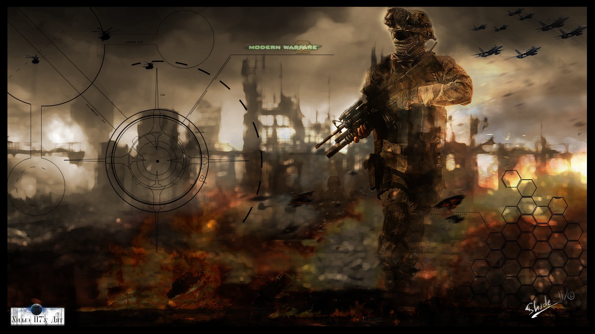 Call of Duty HD Wallpaper: Intense Battlefield Action