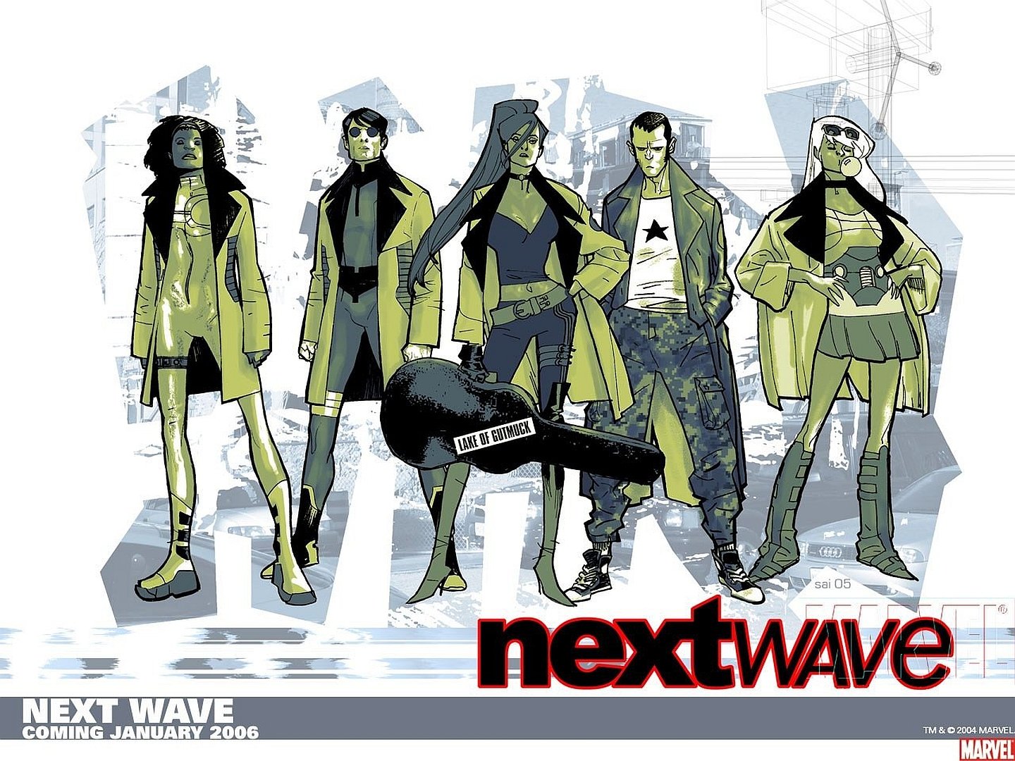 Download Comic Nextwave Wallpaper