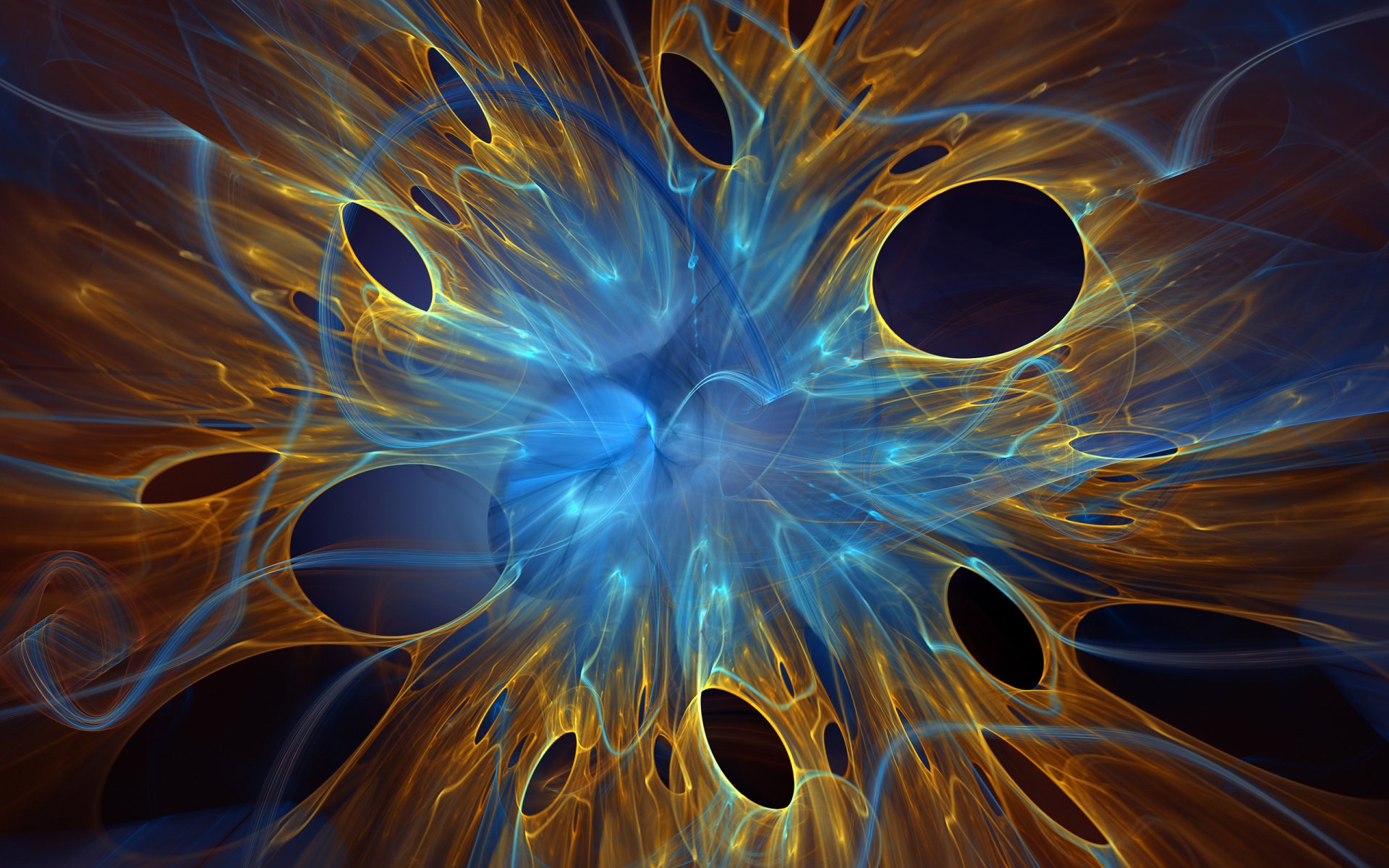 2K Fractal Bloom — Quad HD Abstract Wallpaper | 2560x1600 | Wallpaper Abyss