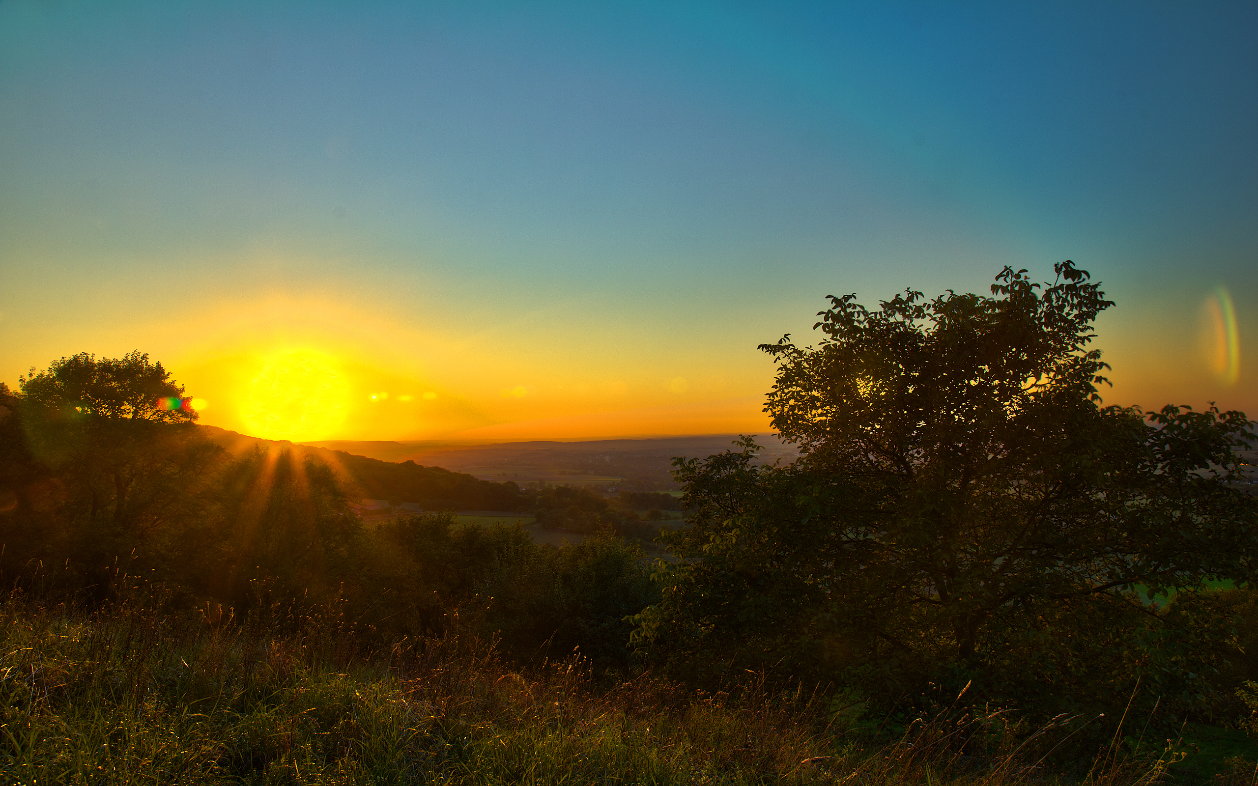 Sunrise Landscapes Wallpaper 2560x1600 Download Nature Sunrise HD