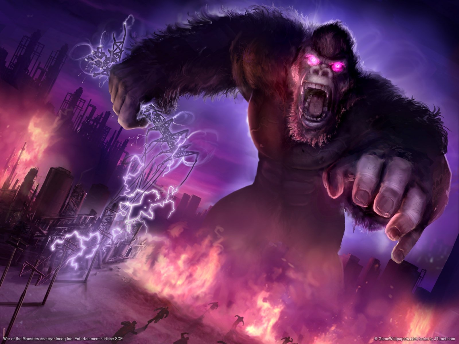 Download Video Game War Of Monsters Wallpaper