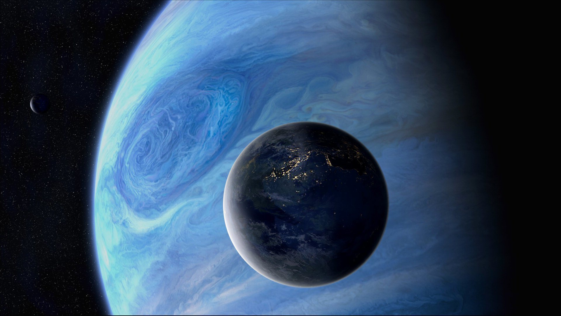 Sci Fi Planets HD Wallpaper