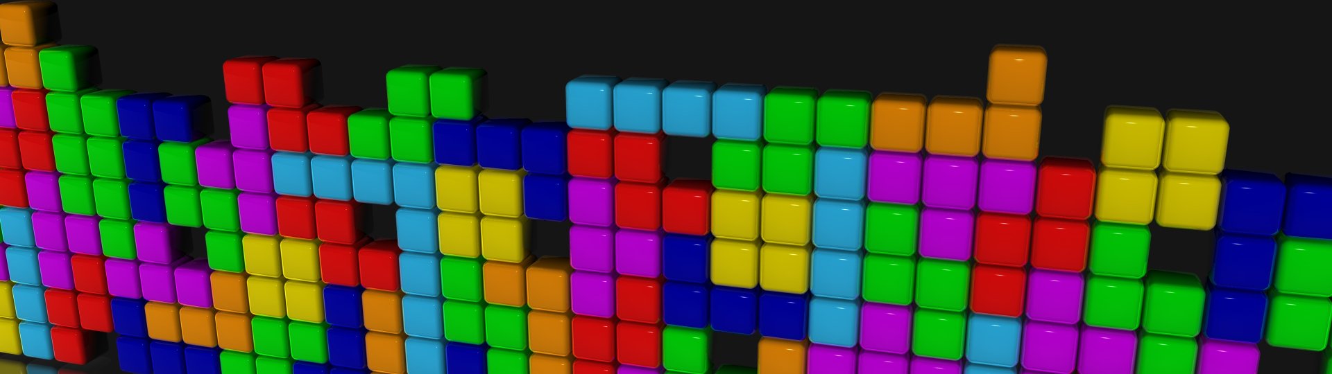 Download Video Game Tetris Cube Colorful 3D HD Wallpaper