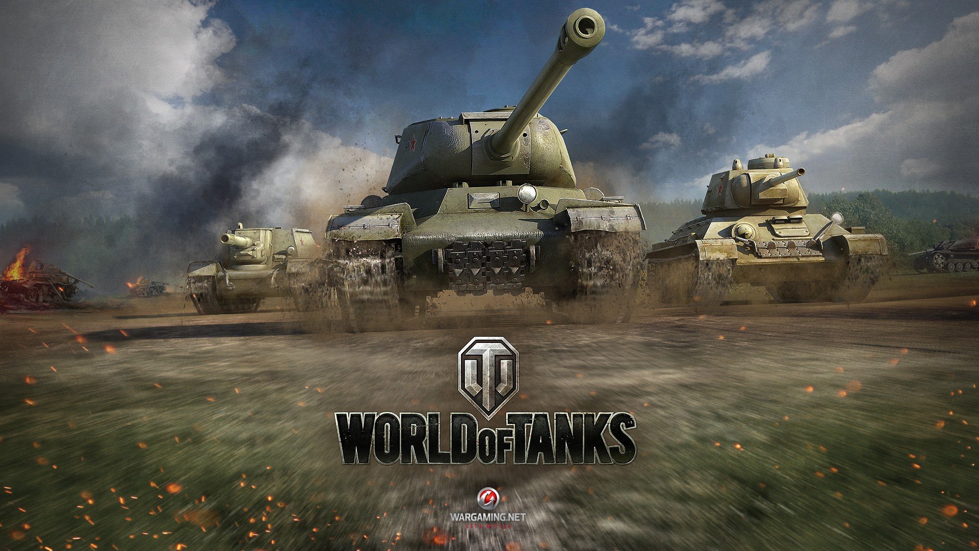 Epic World of Tanks HD Wallpaper – Intense Battlefield Action