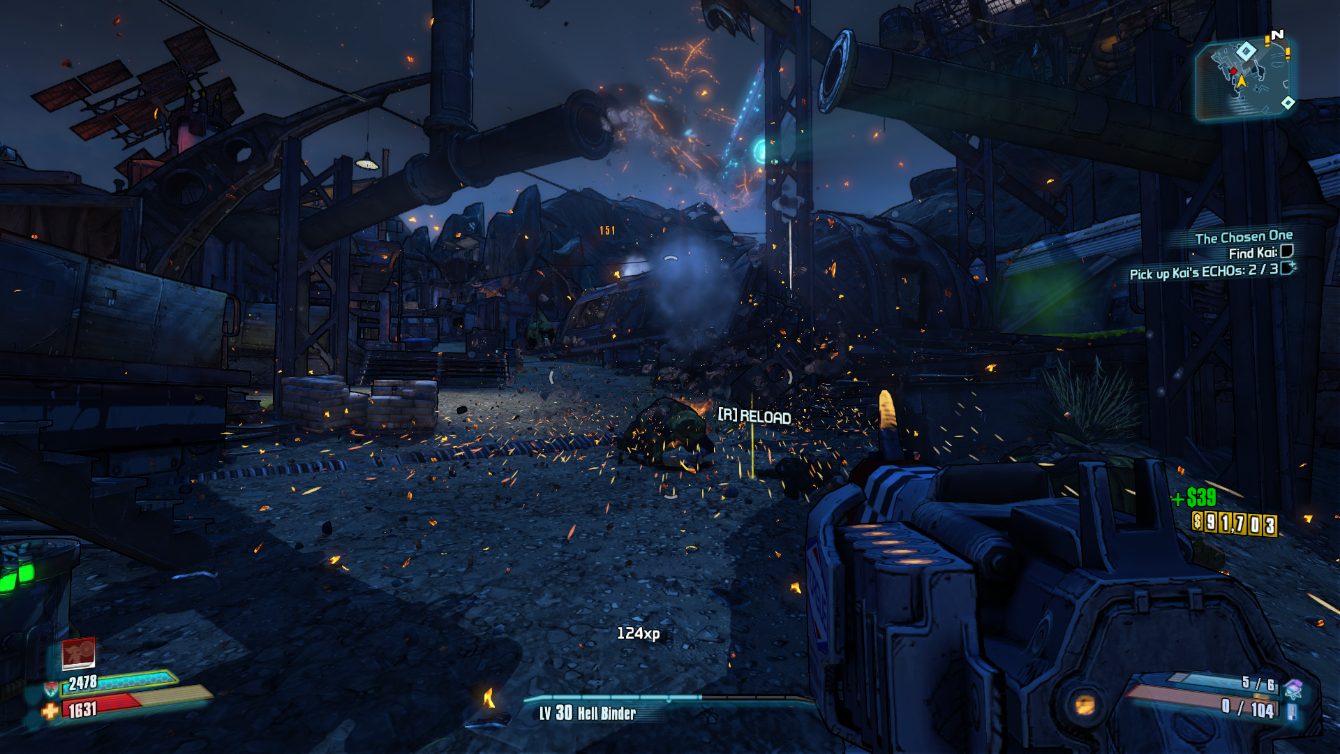 Download Explosive Borderlands 2 Action HD Wallpaper for Free!