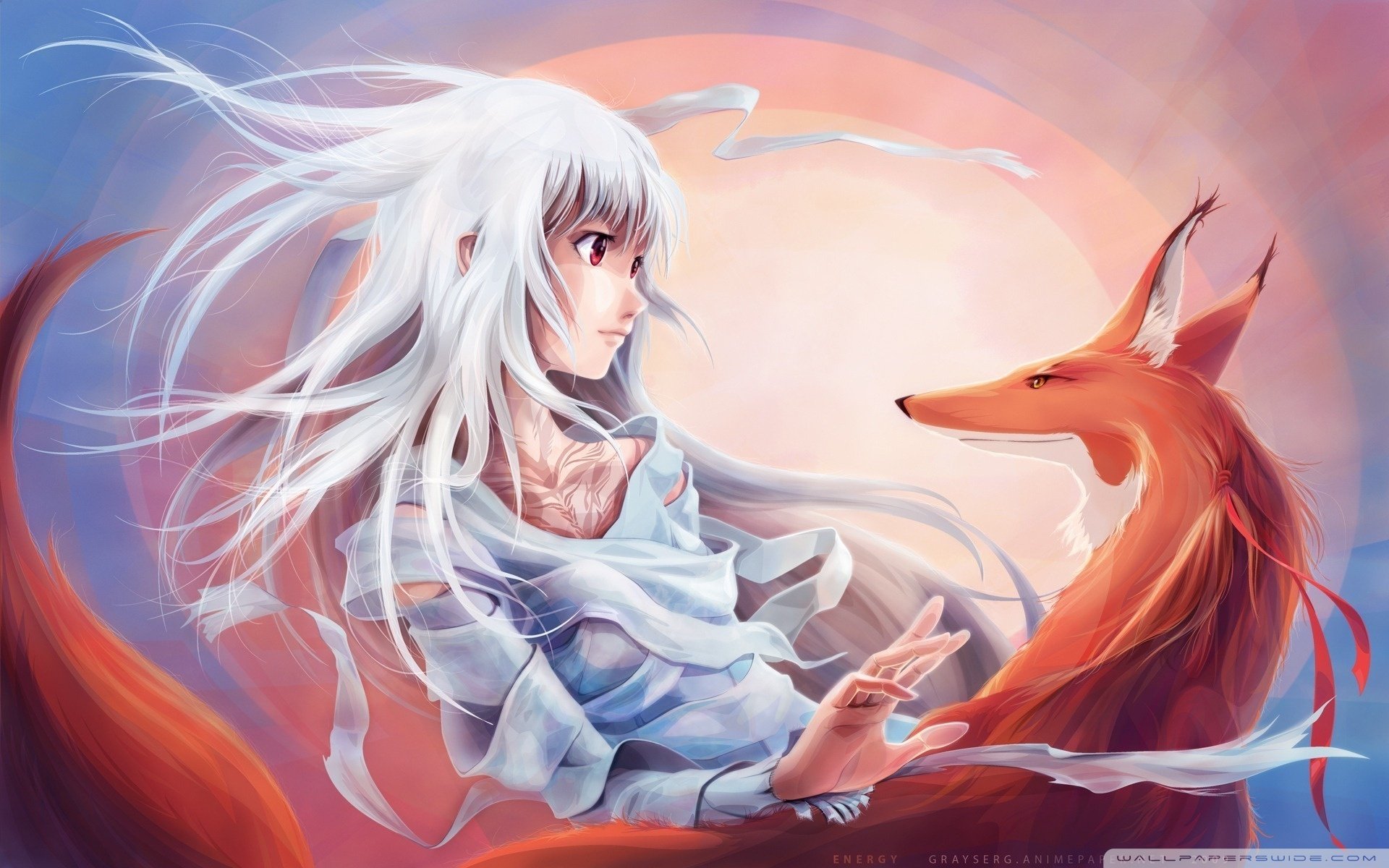 Download Fantasy Fox HD Wallpaper