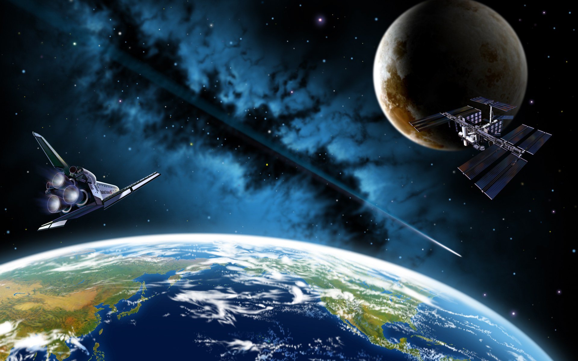 Download Sci Fi Spaceship HD Wallpaper