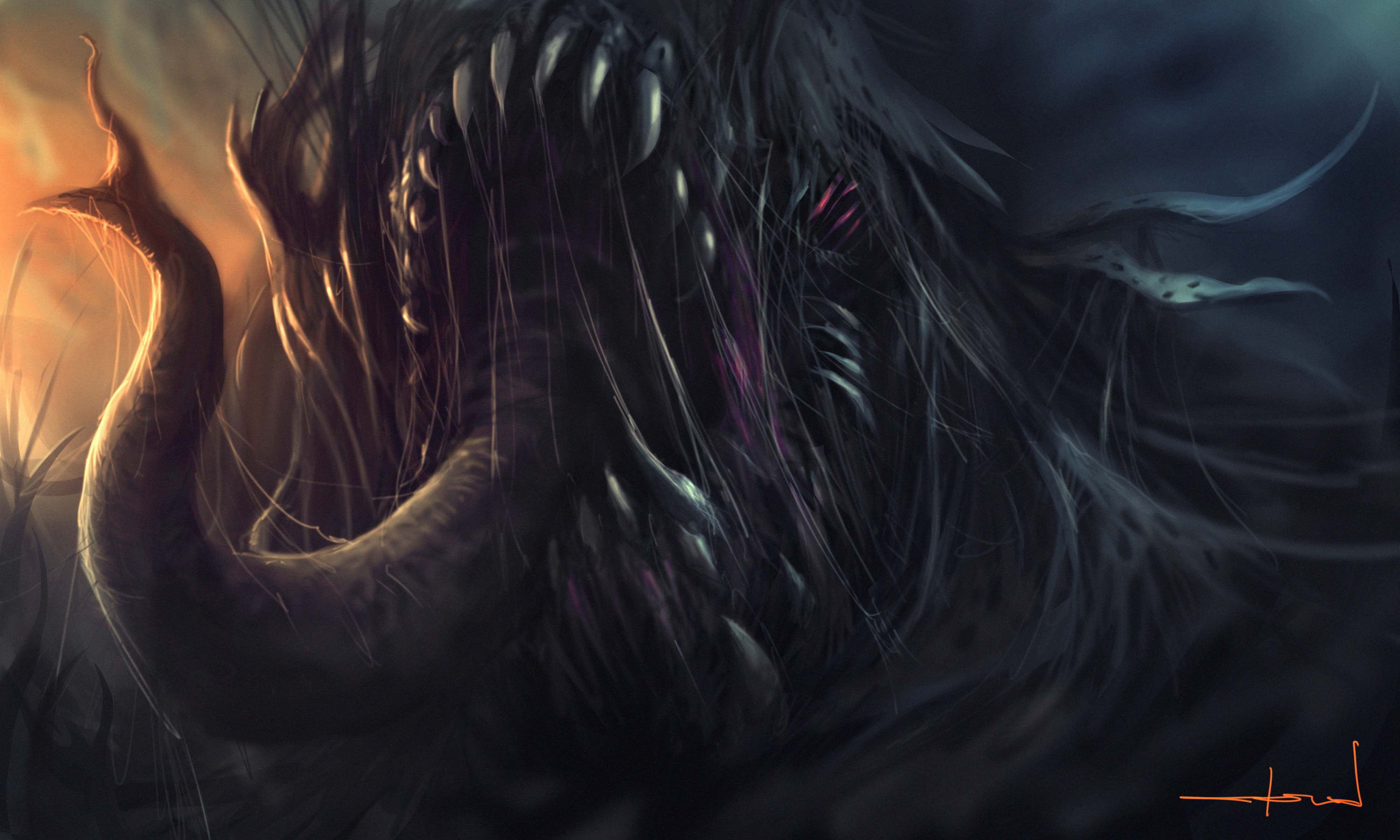 Download Dark Creature 4k Ultra HD Wallpaper