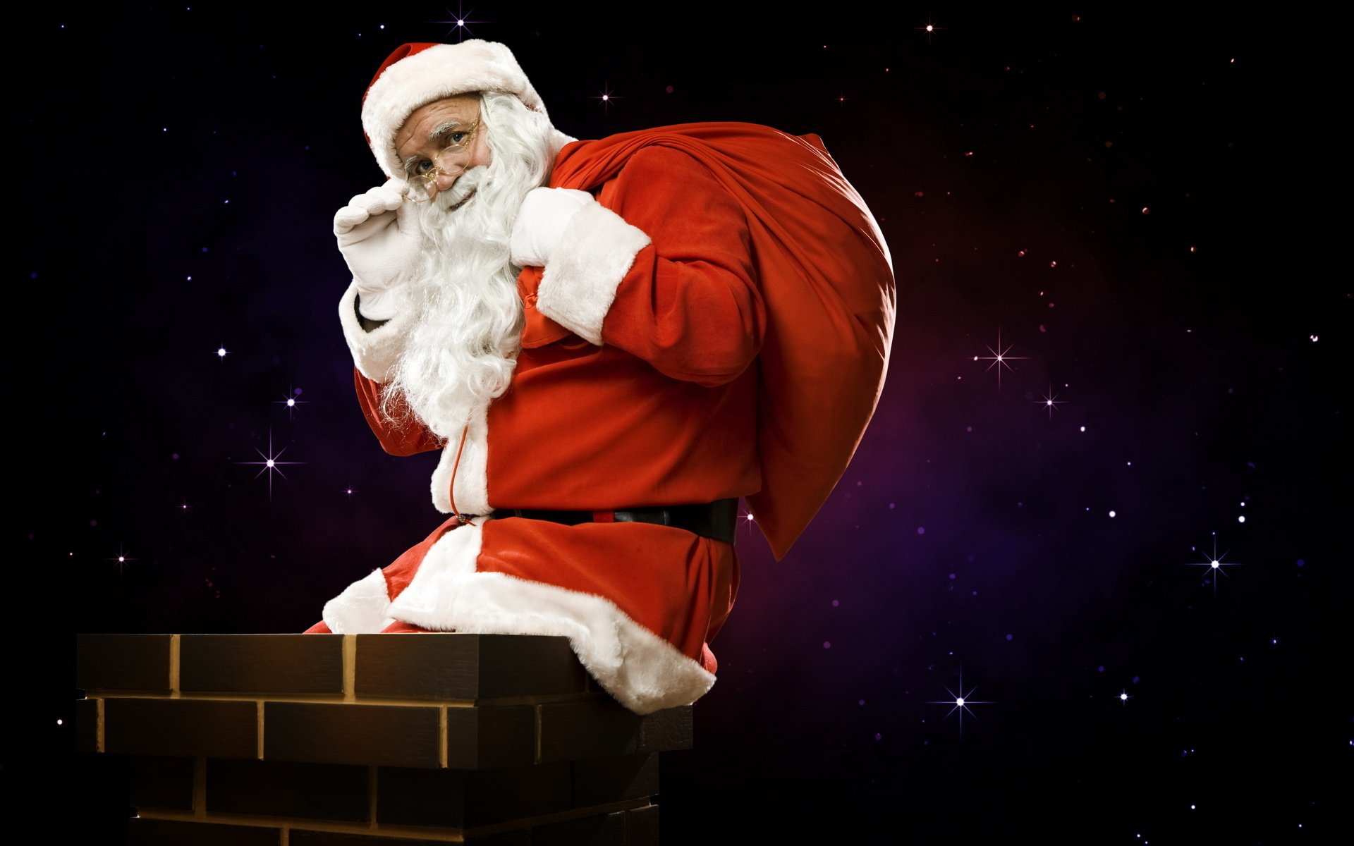 Download Santa Holiday Christmas HD Wallpaper