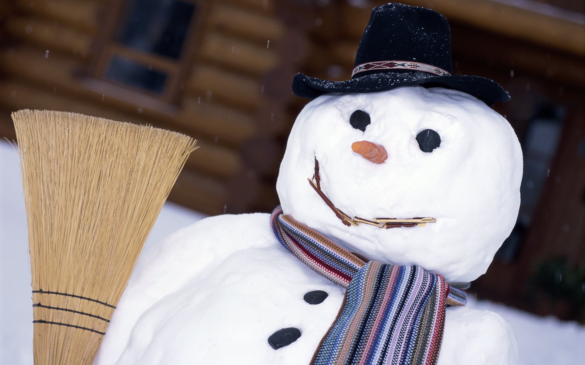 Download Photography Snowman HD Wallpaper
