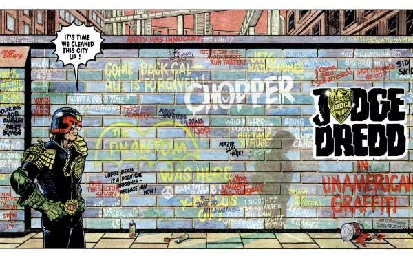 Download Dredd Comic Judge Dredd HD Wallpaper