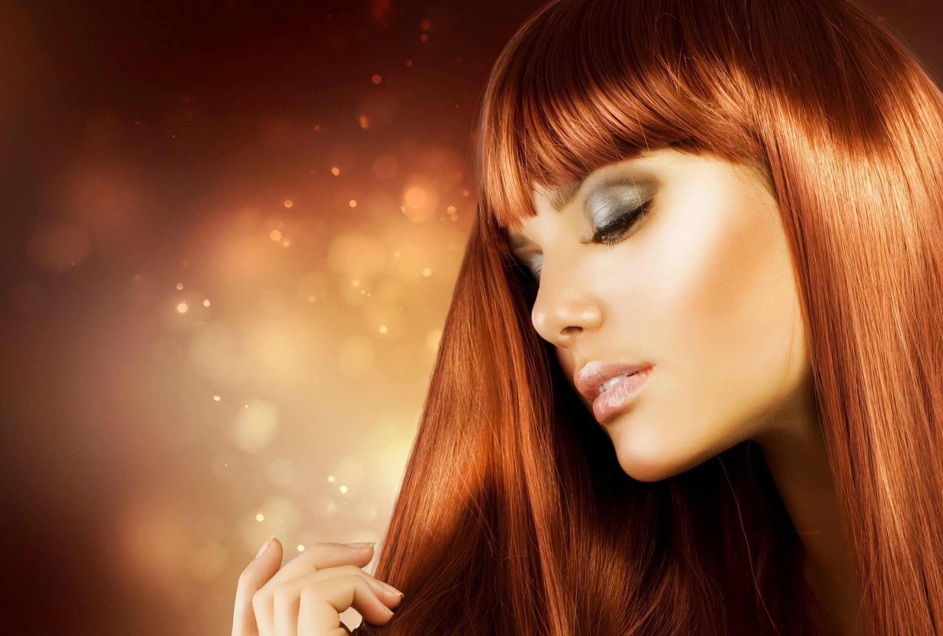 Stunning Woman's Face - 4K Ultra HD Wallpaper