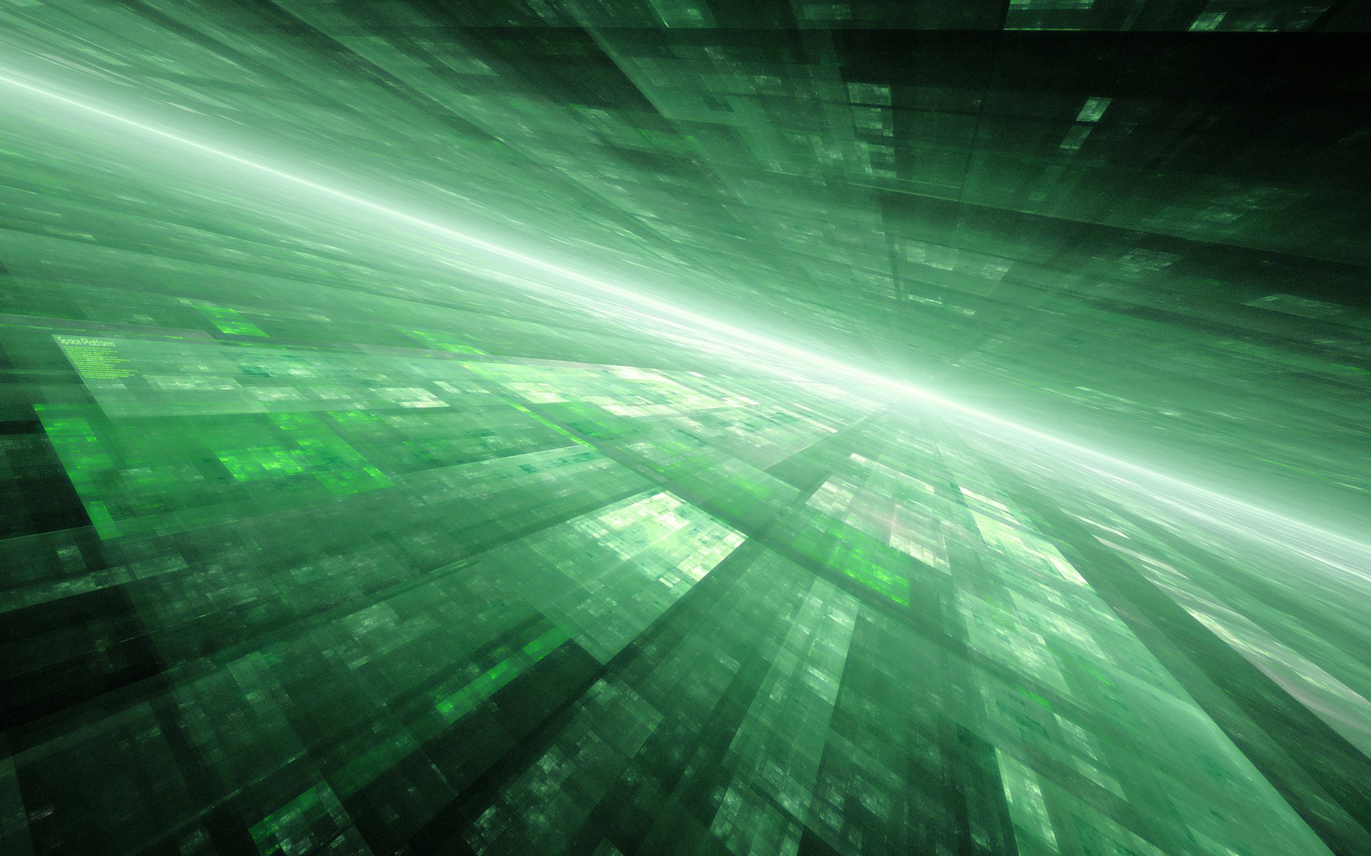 Vibrant Green Abstract Pattern - HD Wallpaper