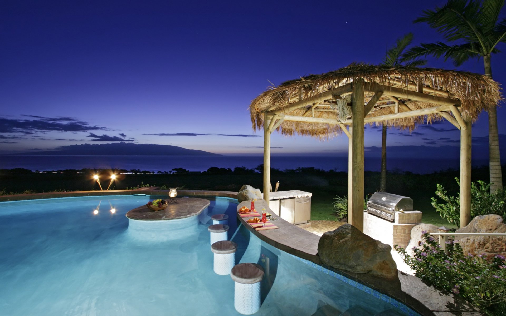 Download Man Made Pool HD Wallpaper