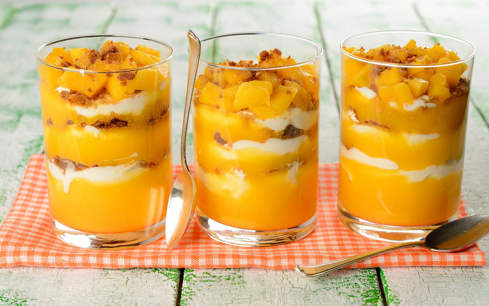 Delicious Mango Dessert Delight – HD Food Wallpaper | 1920x1200 ...