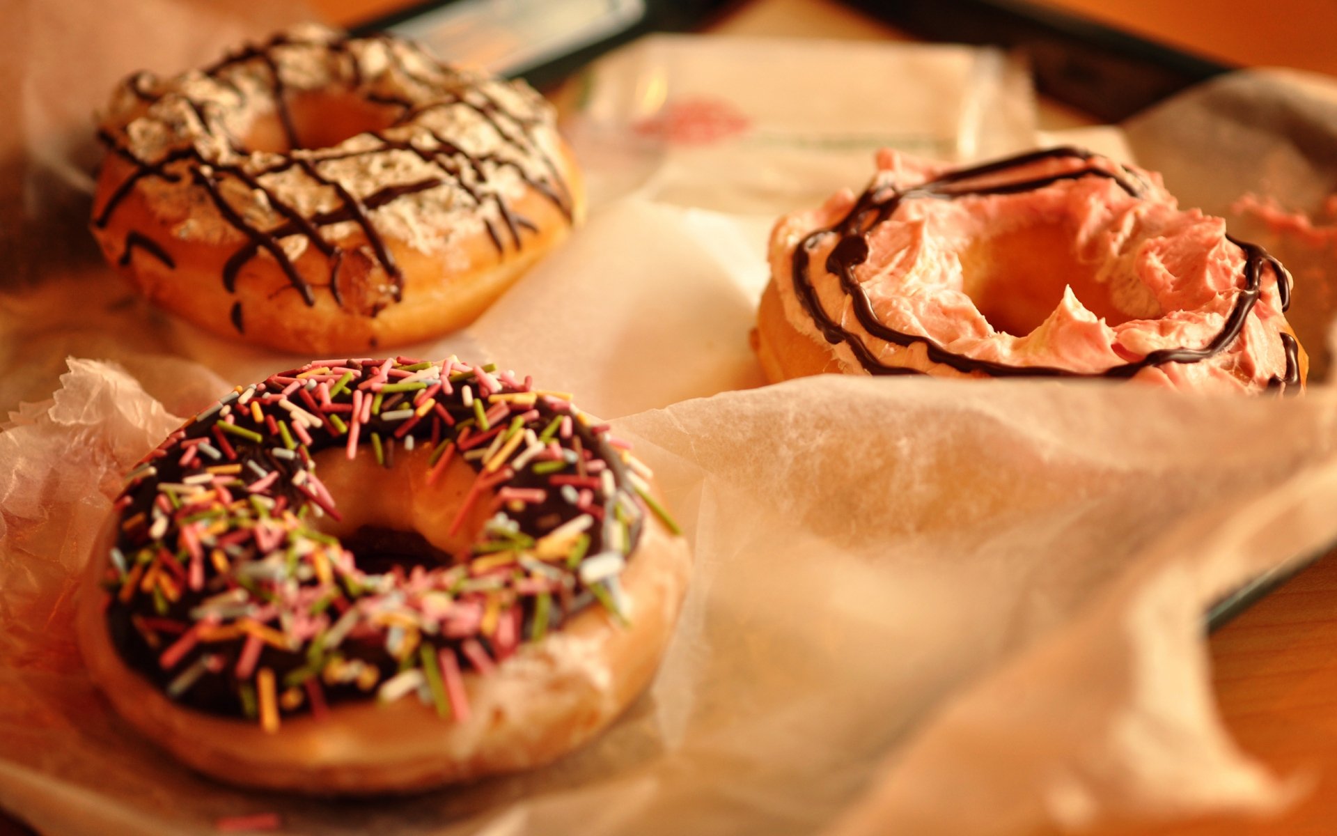 Delicious Doughnut Delight HD Wallpaper