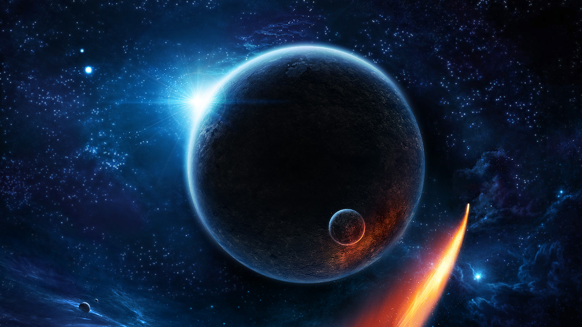 Download Sci Fi Planet HD Wallpaper