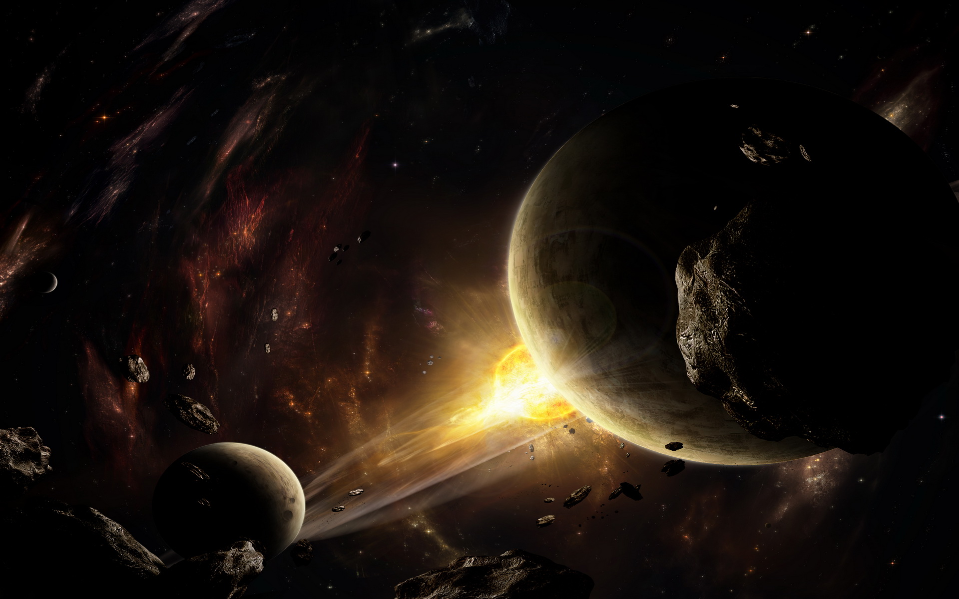 Sci Fi Explosion HD Wallpaper