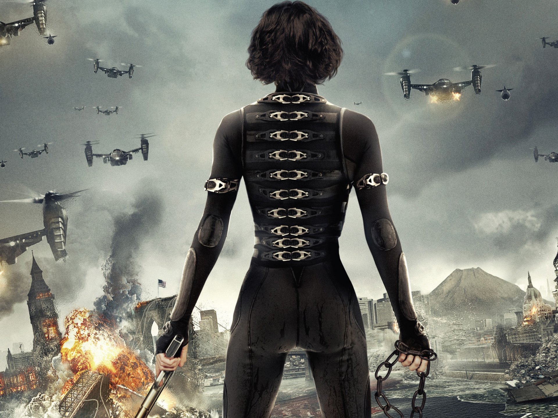Alice Unleashed: Resident Evil Retribution HD Wallpaper