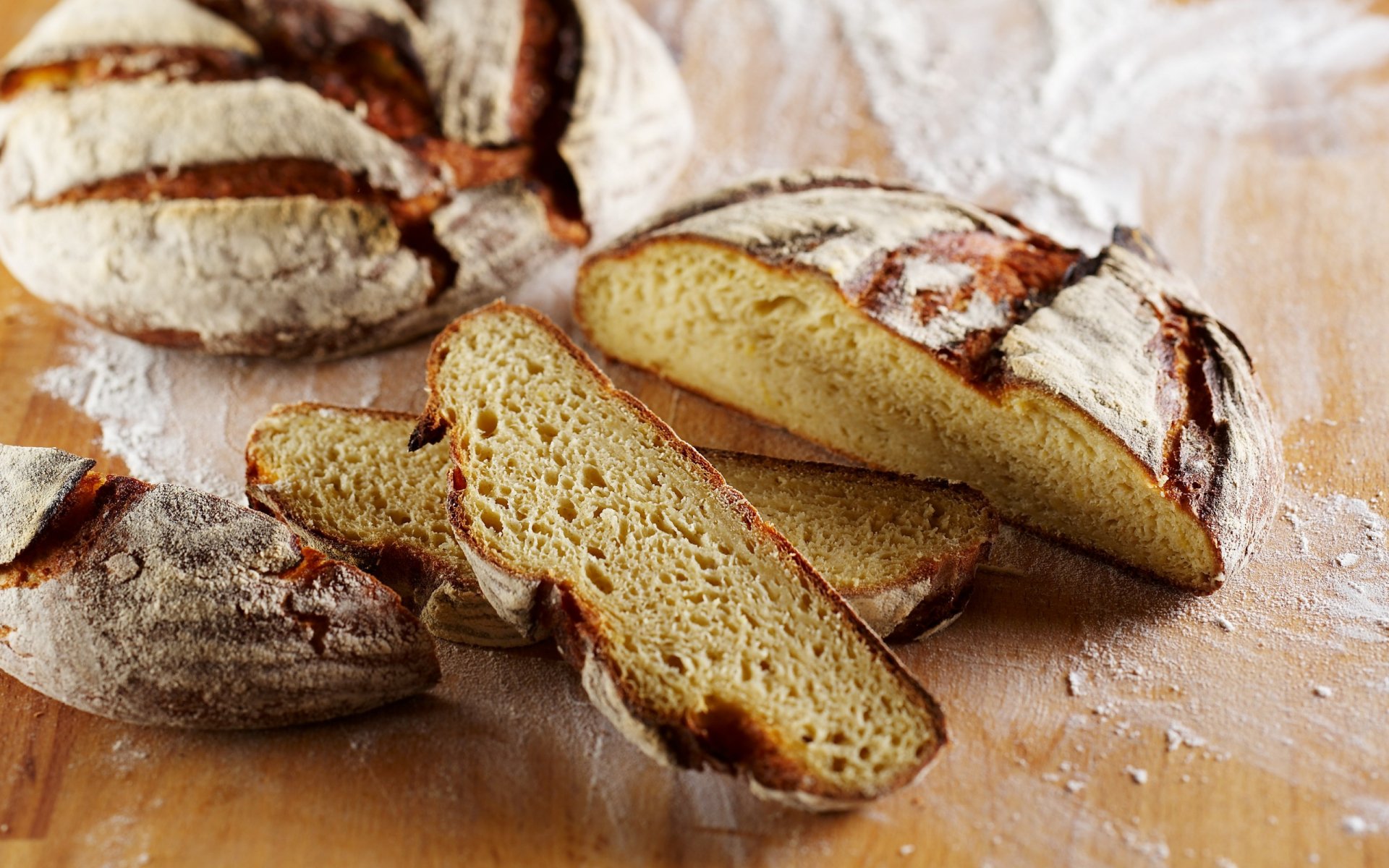 Artisan Bread Delight: HD Food Wallpaper | 2560x1600 | Wallpaper Abyss