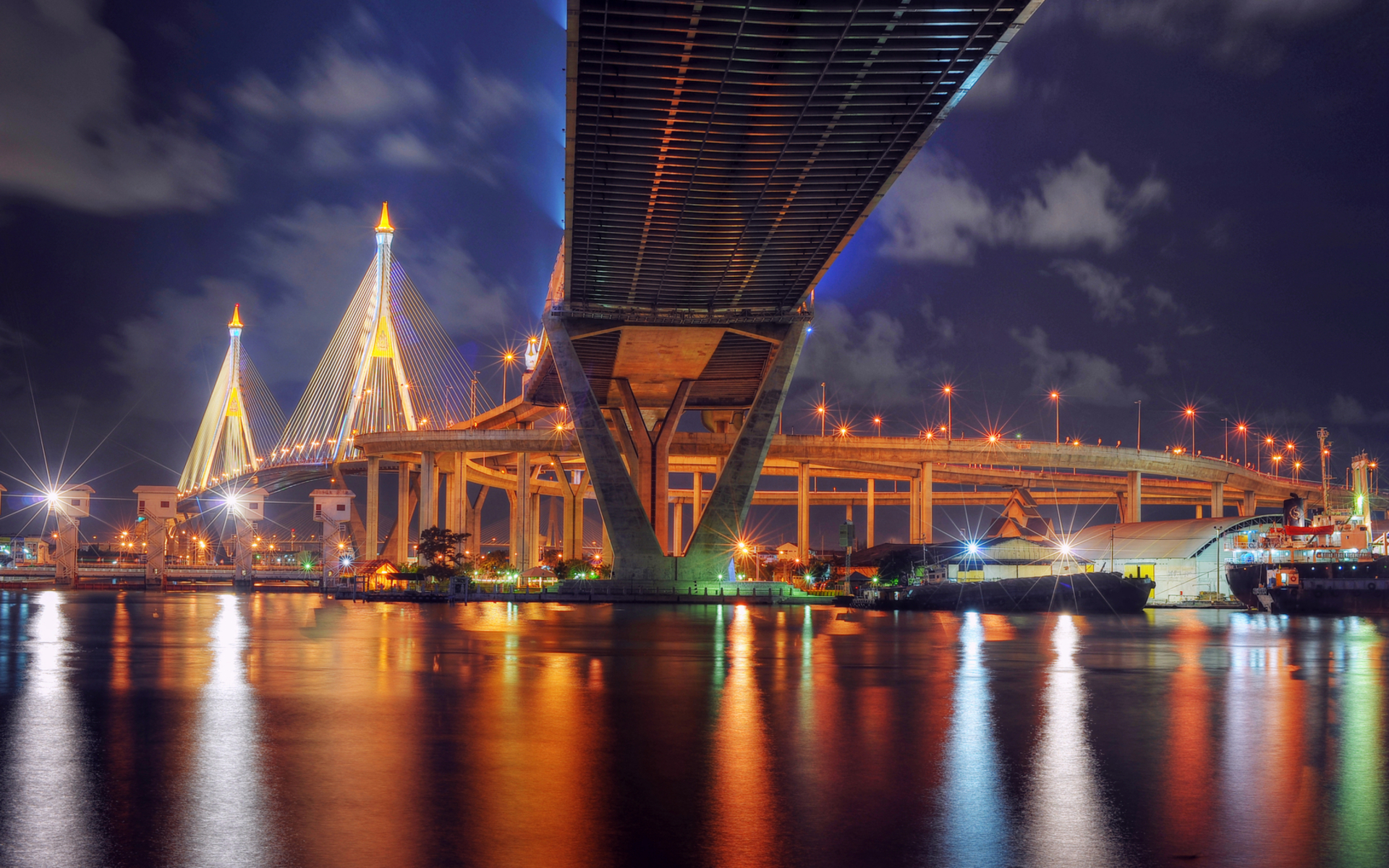 Download Man Made Bridge HD Wallpaper