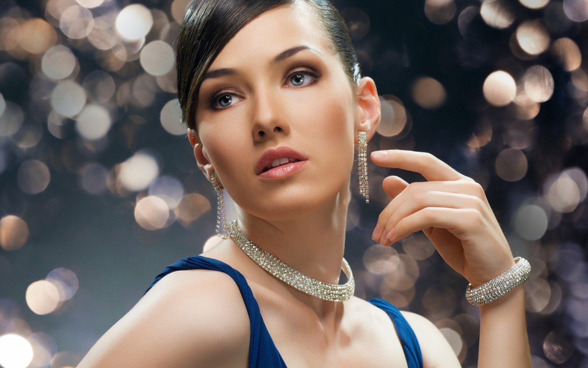 Elegant Woman's Face - Stunning HD Wallpaper