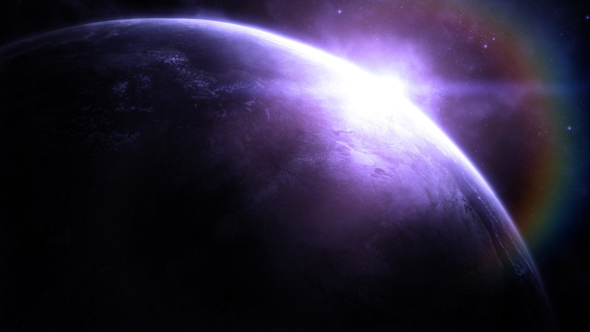 Download Sci Fi Planetscape HD Wallpaper