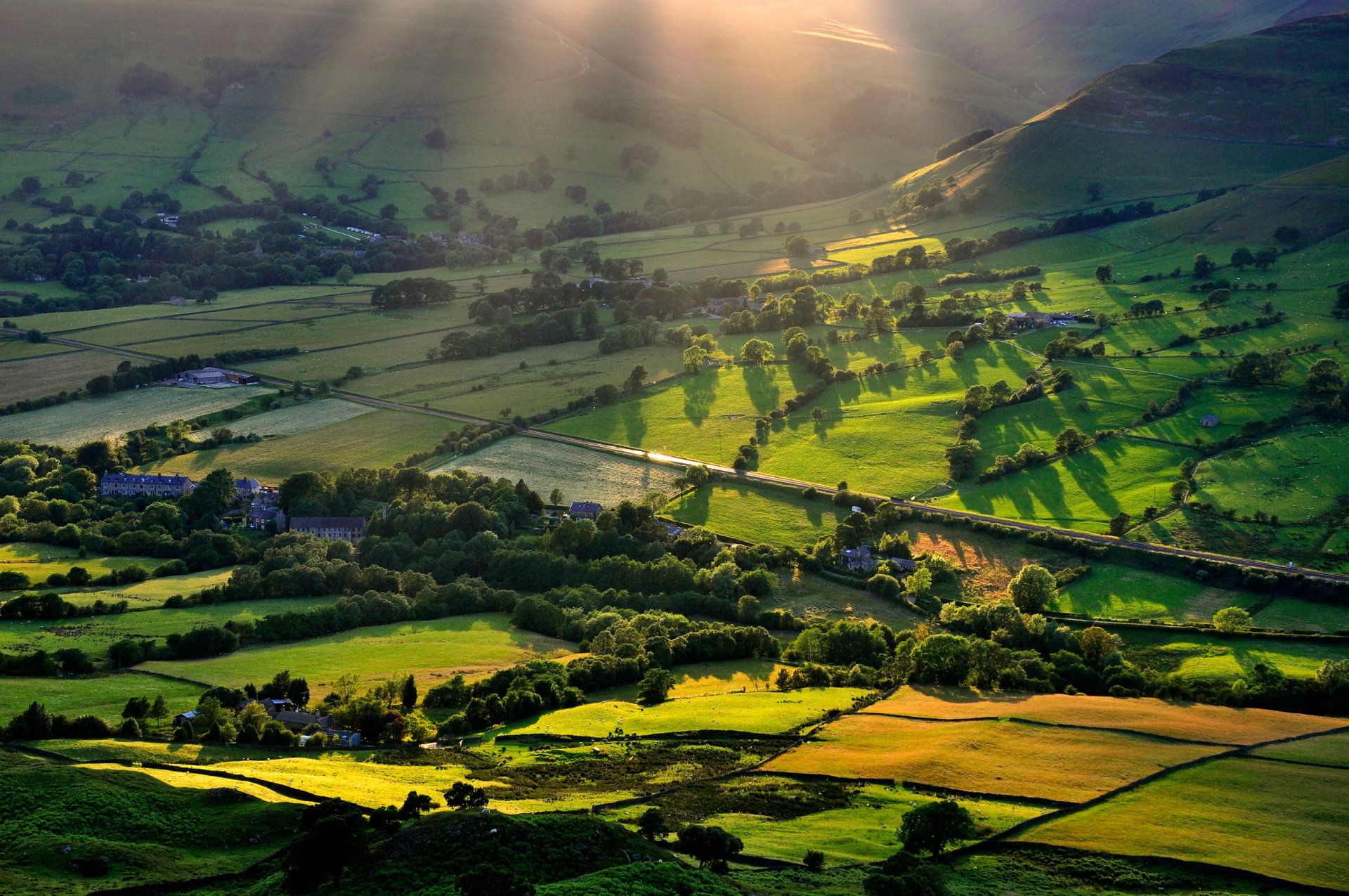 Breathtaking HD Landscape Photography: Serene Sunlit Countryside View ...
