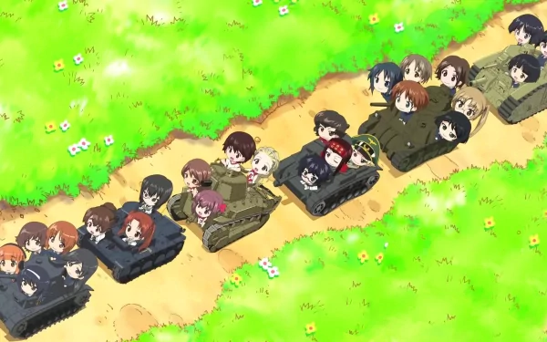 Download Anime Girls Und Panzer 4k Ultra HD Wallpaper