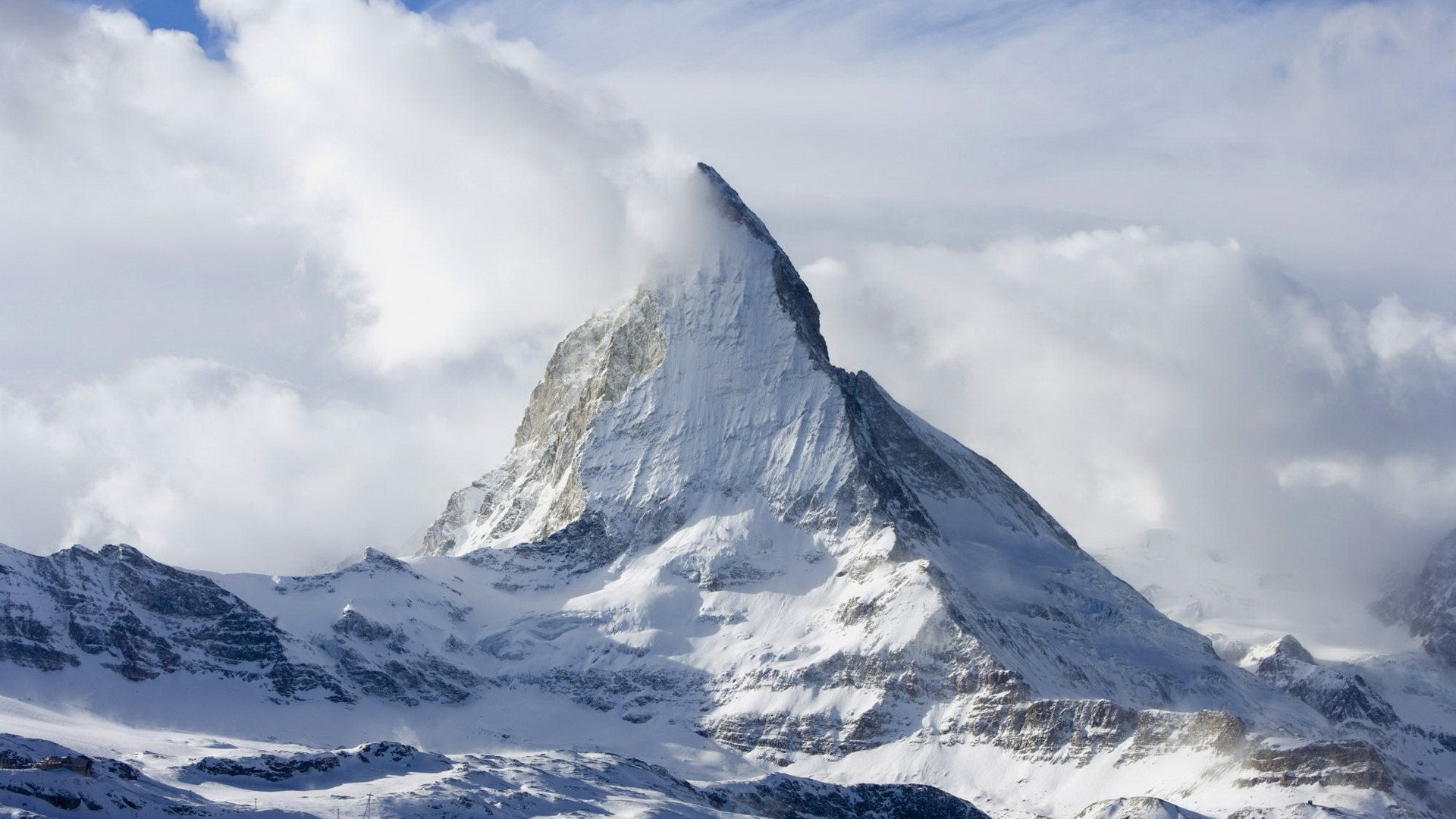 Alpine Apex — HD Mountain Wallpaper | 1920x1080 | Wallpaper Abyss