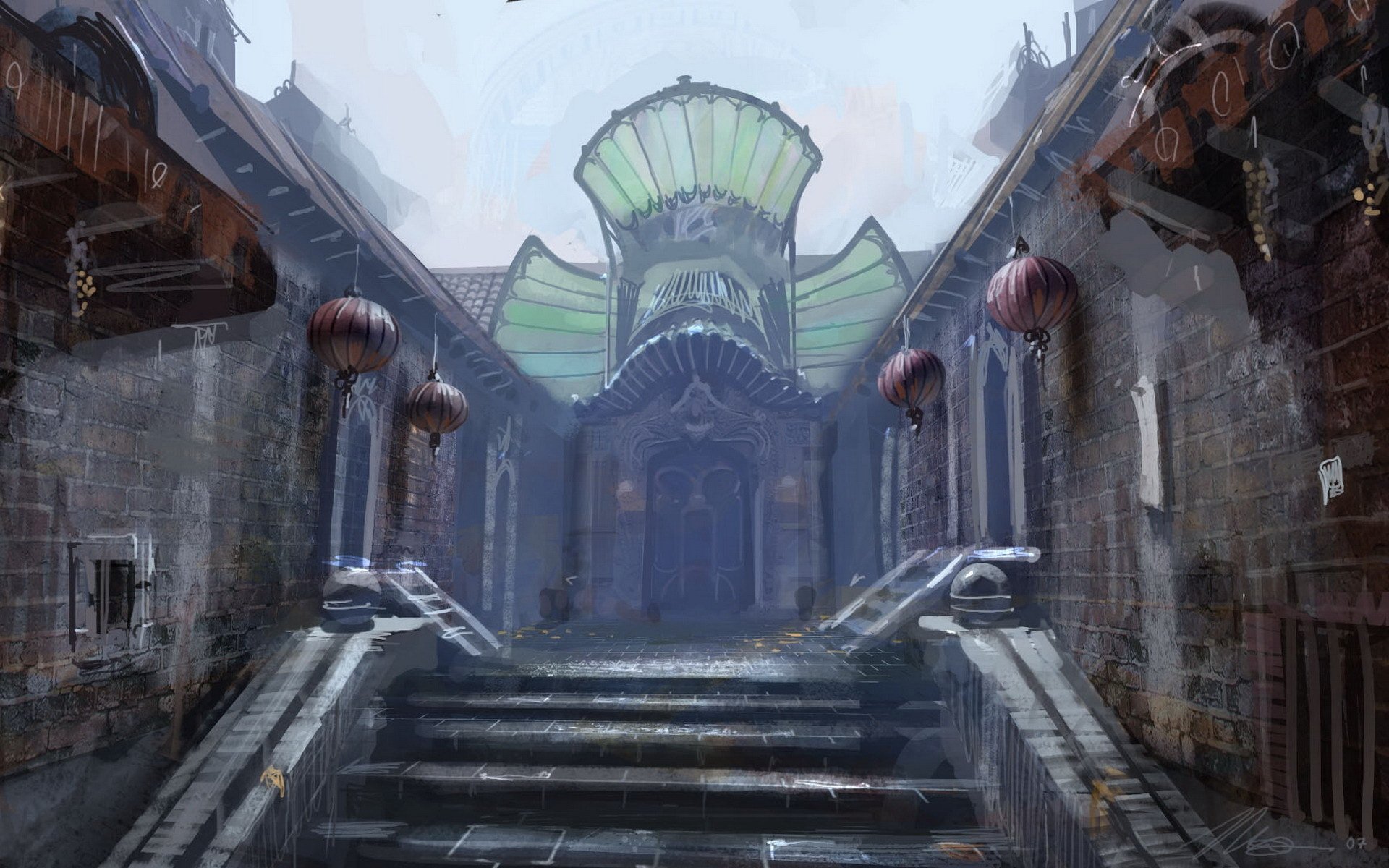 Download Fantasy Building HD Wallpaper