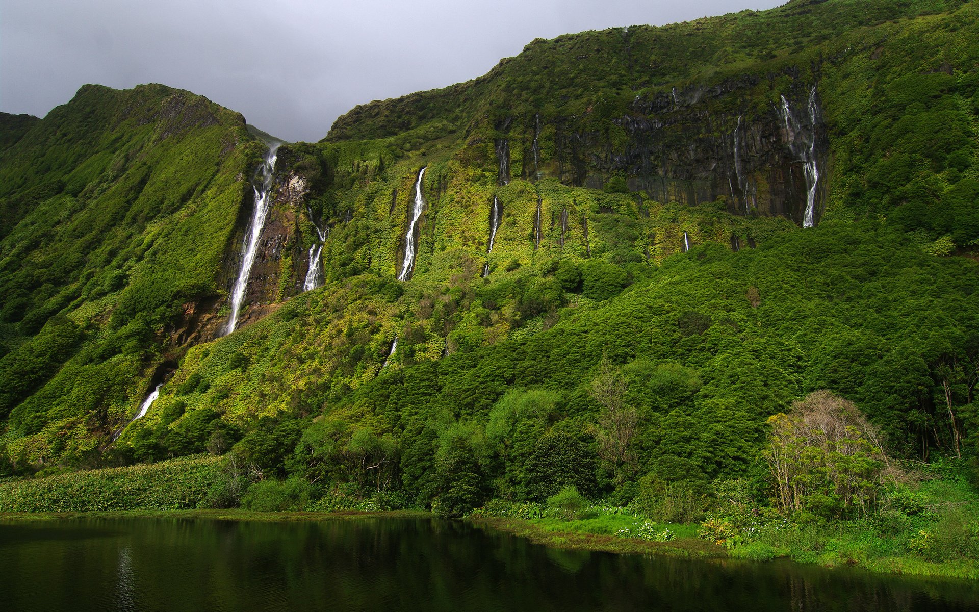 Emerald Cascades — HD Waterfall Nature Wallpaper | 1920x1200 ...