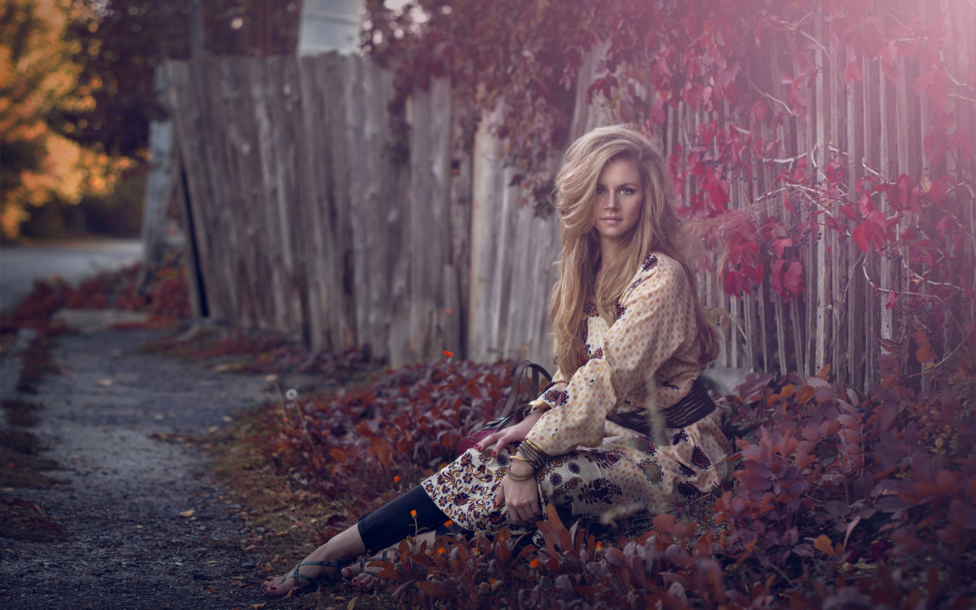 Autumn Model HD Wallpaper