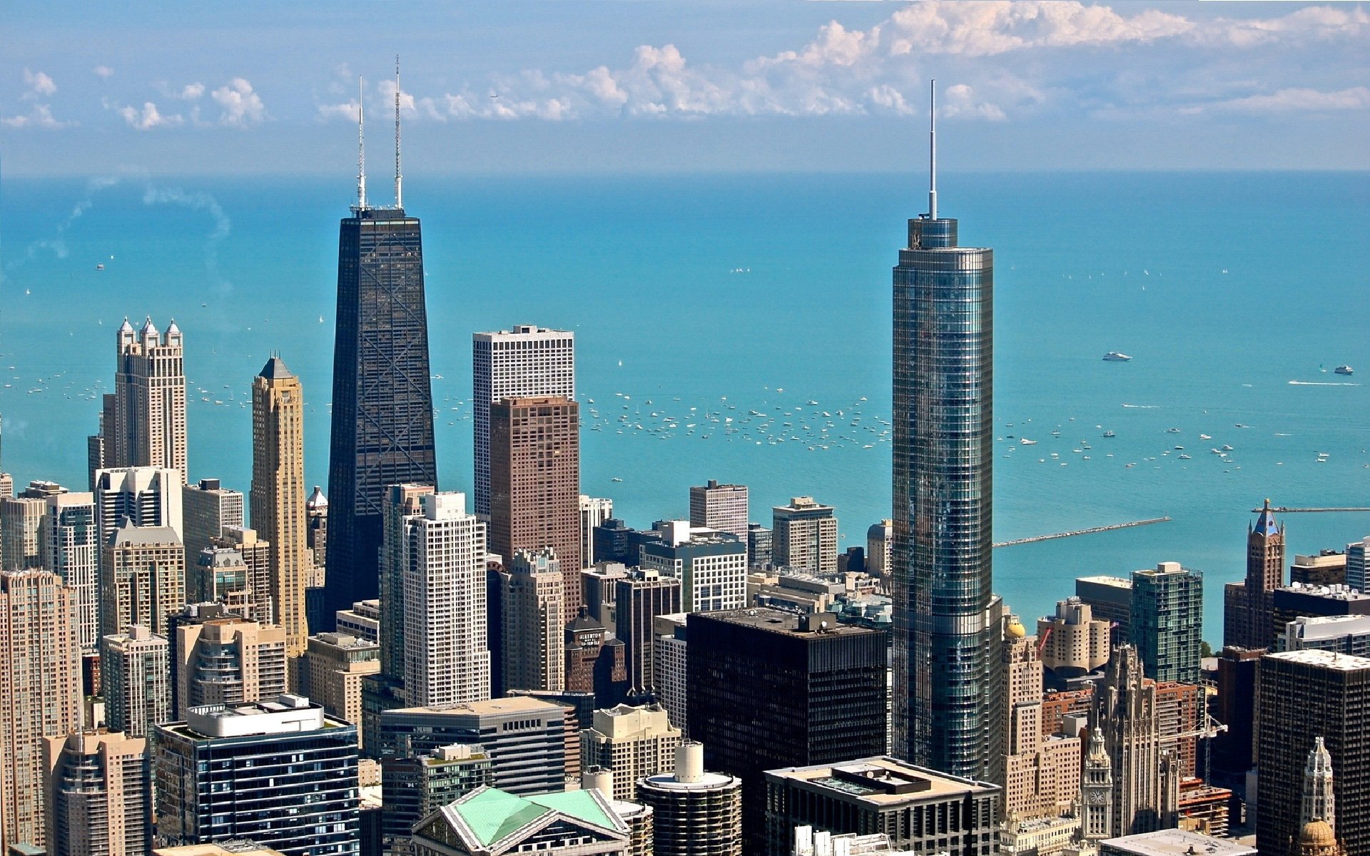 Download Man Made Chicago HD Wallpaper