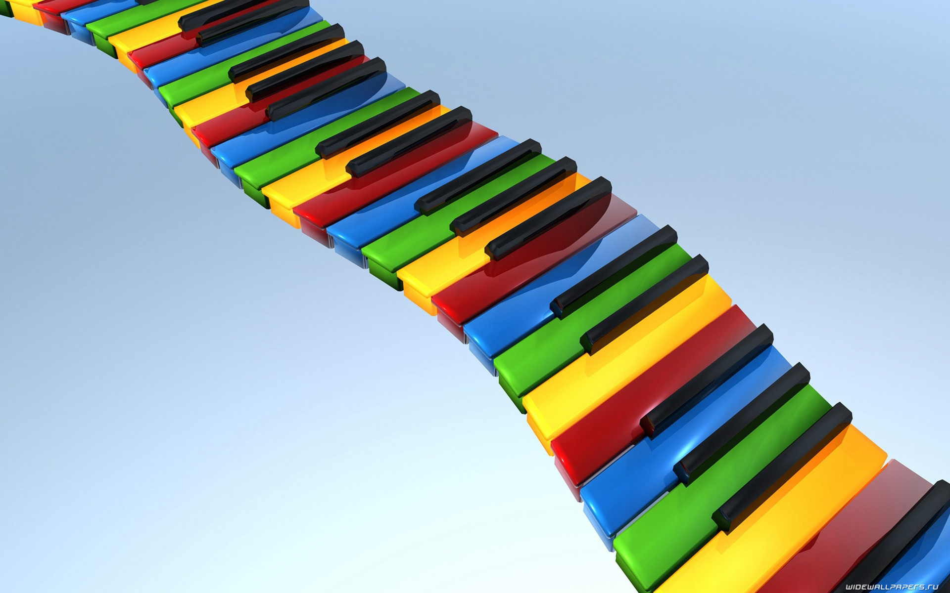 Vibrant Musical Spectrum: A Colorful Artistic Melody in HD