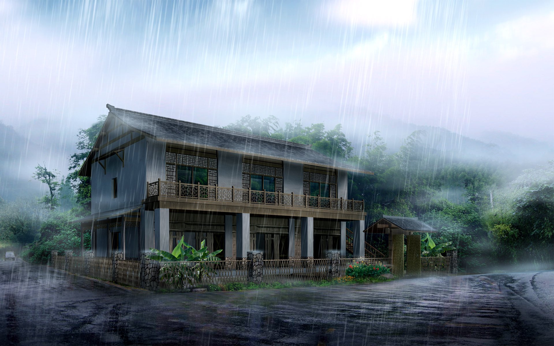 Download Artistic House HD Wallpaper