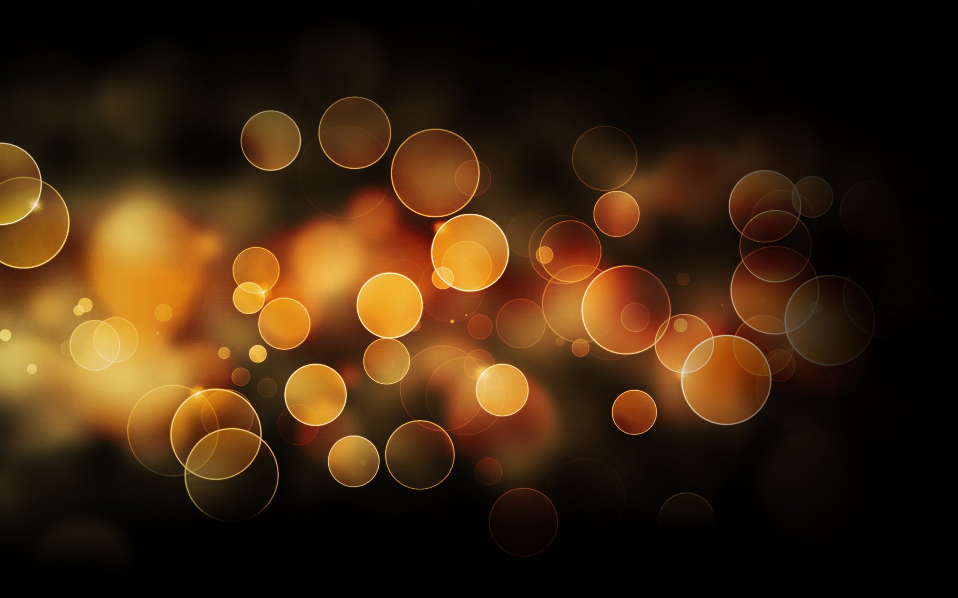 2K Quad HD Abstract: Golden Bokeh Colorscape | 2560x1600 | Wallpaper Abyss